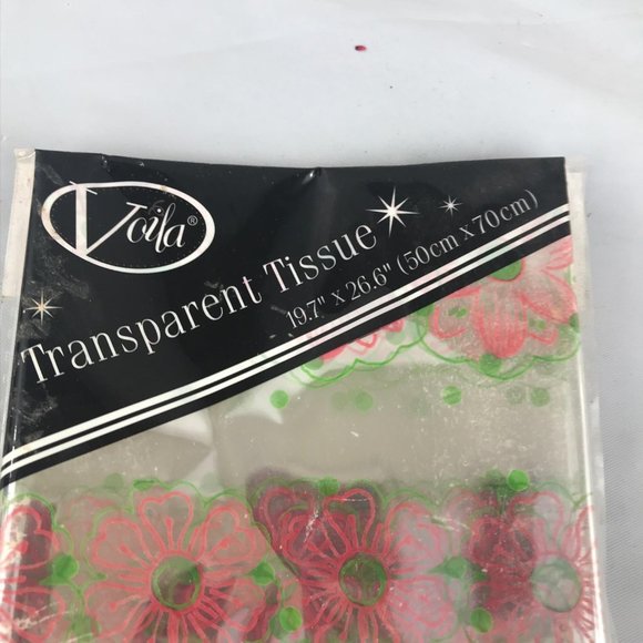 Voila | Party Supplies | Voila Transparent Tissue Sheets Nip | Poshmark